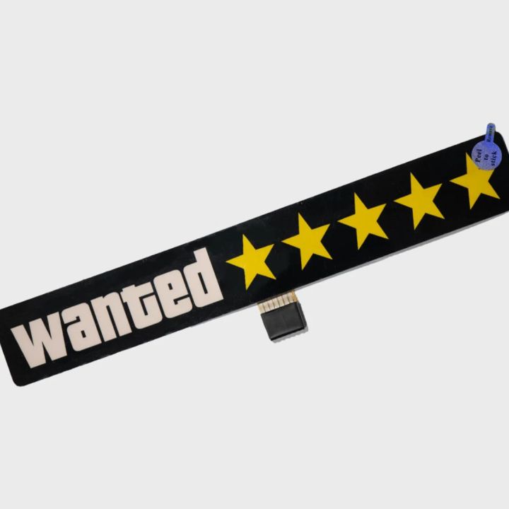 Wanted LED Light Sticker | Daraz.lk