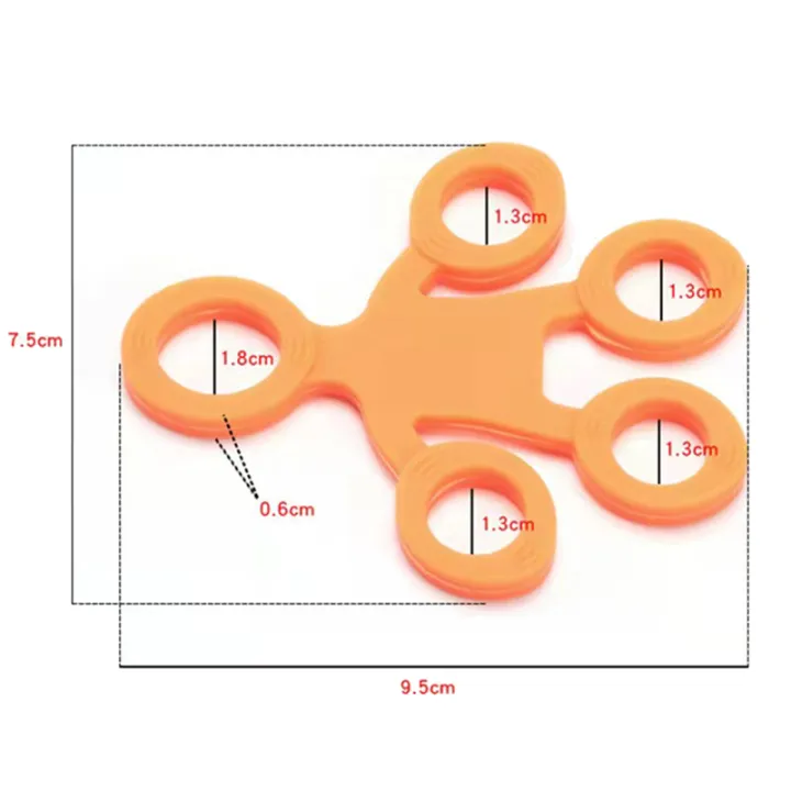 Silicone Humanoid Finger Tensioner Stretcher Rehabilitation Exercise ...