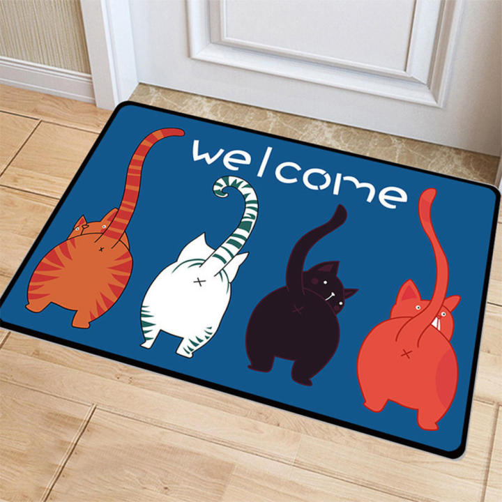 Cartoon Cute Favourable Floor Mat Door Mat Bedroom Entrance Toilet ...