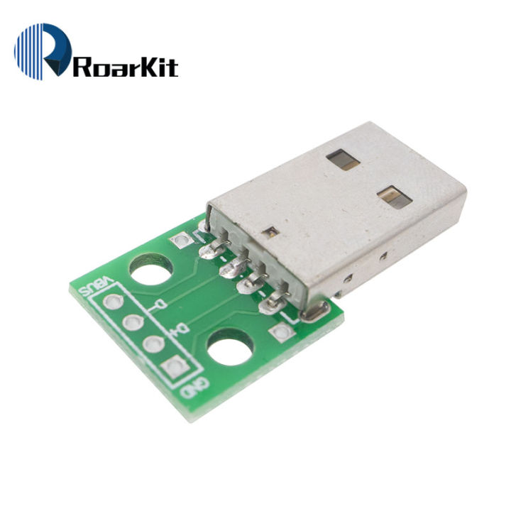 【YIYANGMAOYI111】10PCS/LOT USB-04 Male Connectors to Adapter Plate ...