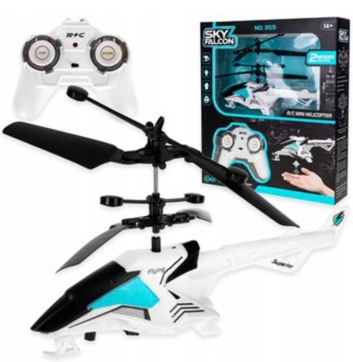 R/C Mini Helicopter Sky Falcon Fly Helicopter With Remote Control Two ...