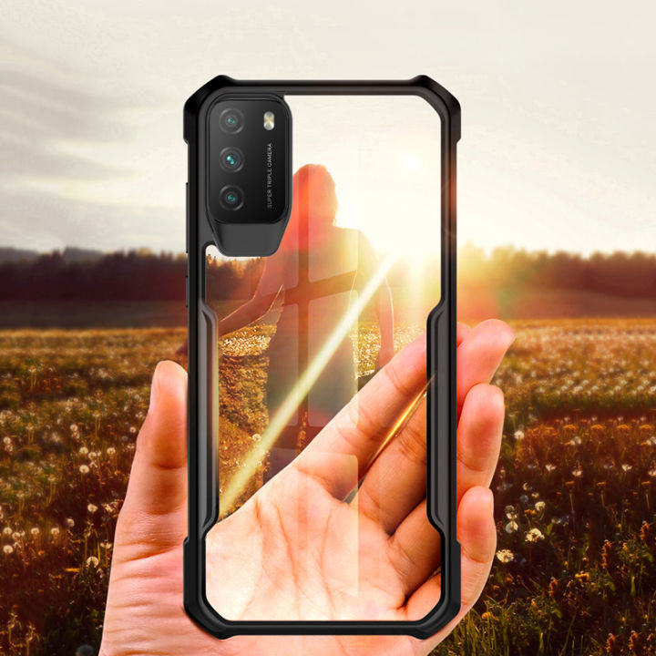 For OPPO A95 4G Case Transparent Clear Armor Shockproof Case for OPPO ...