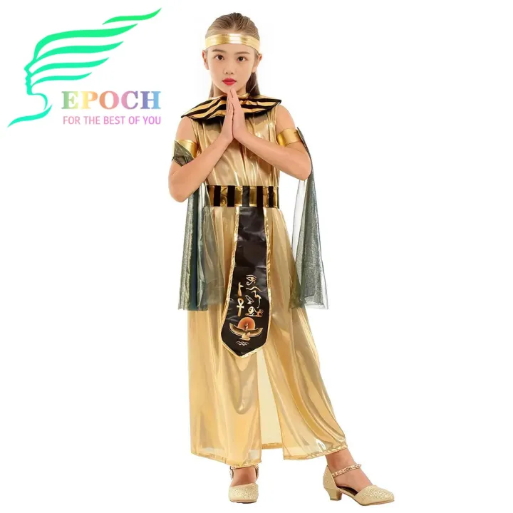 Epoch Egyptian Queen Costume Girls Costume for Halloween Cosplay ...