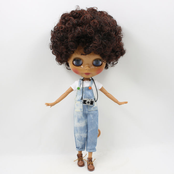 2IY With Hands A bjd Toys Dh Doll 1/6 S BlytICY DB Short Curly Black ...