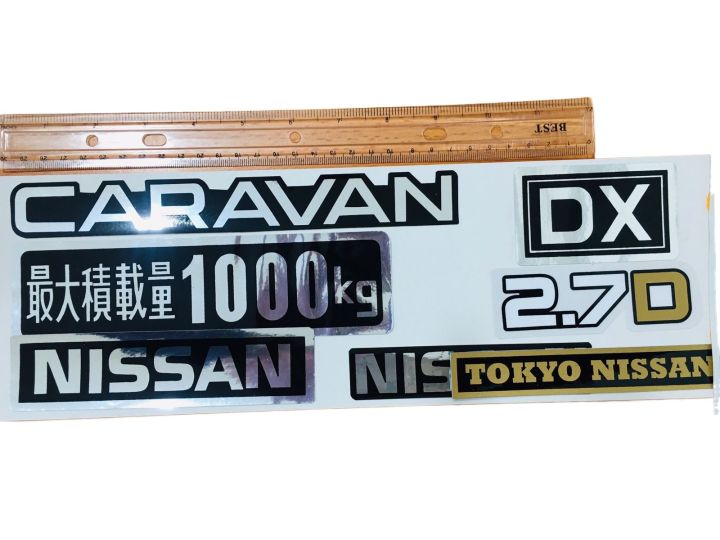 Nissan Caravan DX 2.7D Original Sticker Set | Daraz.lk