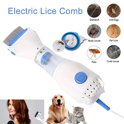 Full Set of Licetec V-Comb Anti Lice and Nits Device Dandruff Treatment ...