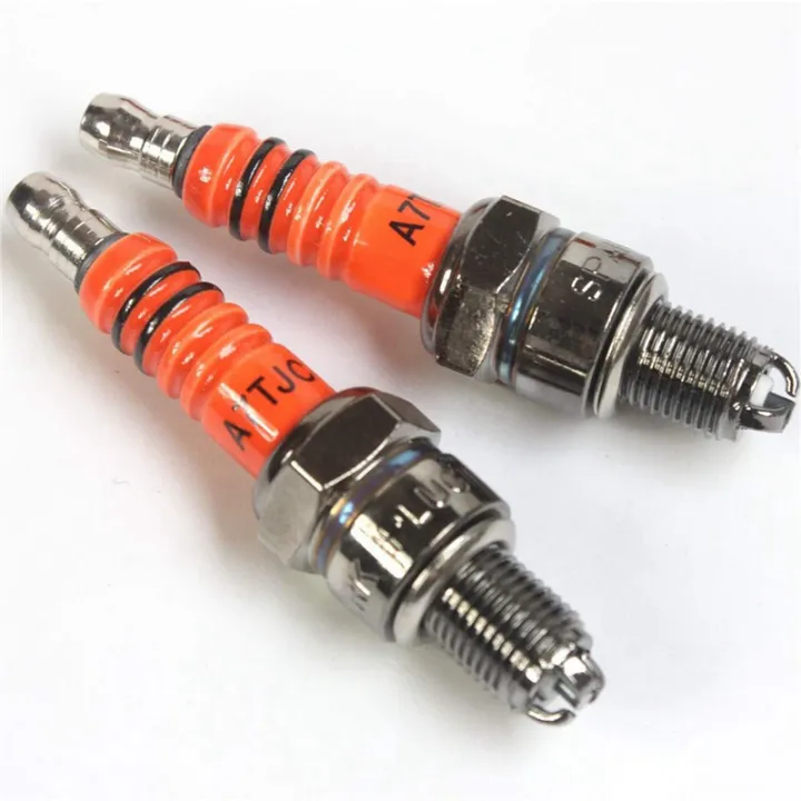 2X Motorcycle Spark Plug A7TJC Modification GY6 50Cc 70Cc 90Cc 110Cc ...