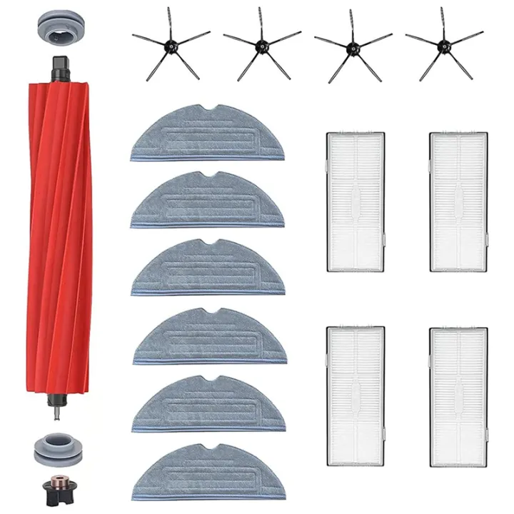 Roller Brush Rag Filter Side Brush for Roborock S7,S7 MAXV ULtra, S7 ...