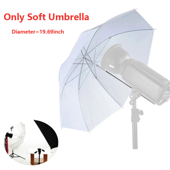 20inch Translucent White Soft Umbrella Professional Photo Studio ...