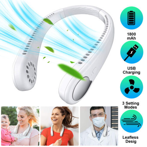 The Portable Neck Fan from Popular Earphone Design, the Leafless Neck ...