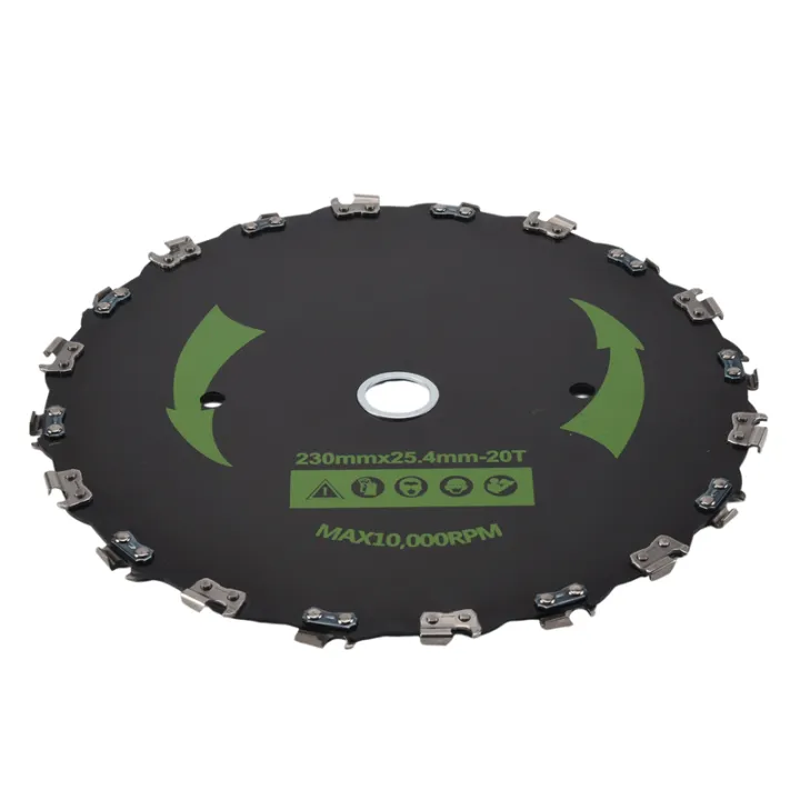 9Inch Chain Saw Tooth Mower Blade 20 Teeth Chainsaw Brush Cutter Grass ...