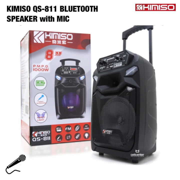 Kimiso Bluetooth Speaker (QS-811) With Mic 06 months warranty | Daraz.lk