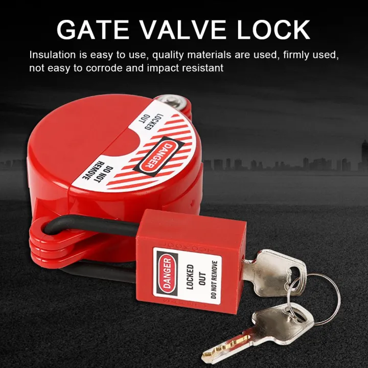 CYLINDER Safety Locks Tank Gas Bottle Ball Gate Valve Lockout 1-2.5 ...