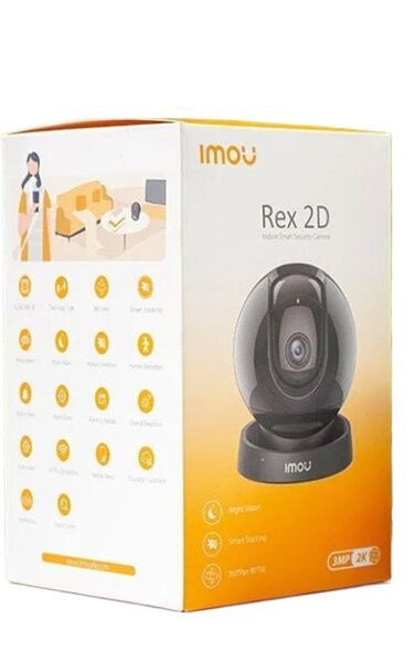 IMOU Rex 2D 3MP H.265 360 Indoor Wi-Fi Pan & Tilt Camera with Smart ...