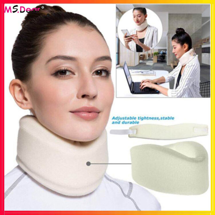 Cervical Neck brace Collar Adjustable Foam Neck Hump Support Pain ...