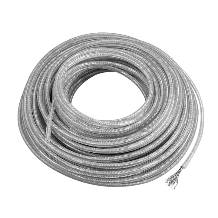 Lusqi 2.4mm*5m/10m/15m Steel Wire Nylon Trimmer Line Brushcutter ...