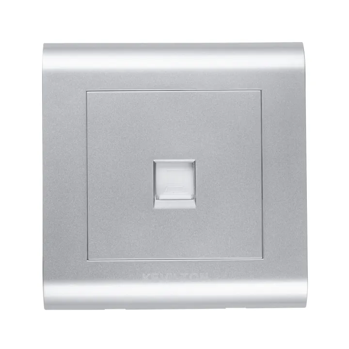 Modular Silver Cat 5 Data Socket Outlet | Daraz.lk