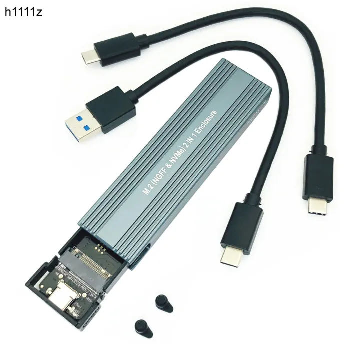 【0223cckyp5219】 M.2 PCIe SATA to USB Case Aluminum Adapter For 2230 ...