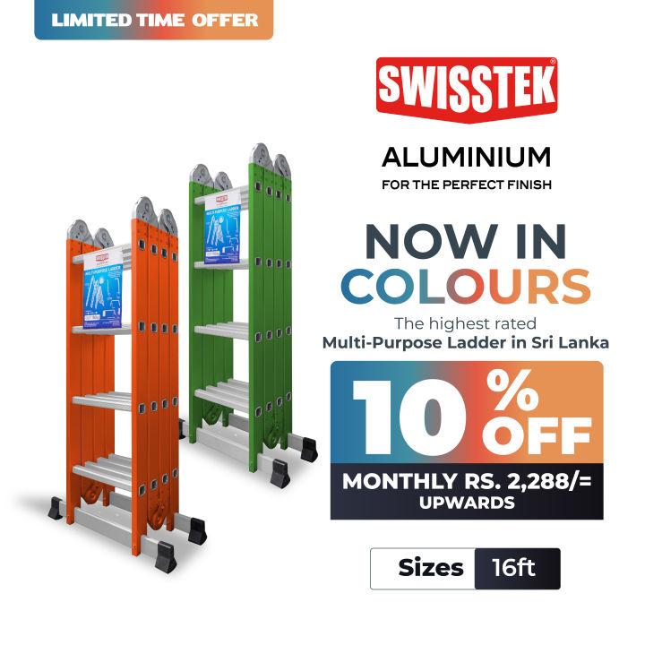 Multi-Purpose Ladder Coloured 16ft | Daraz.lk