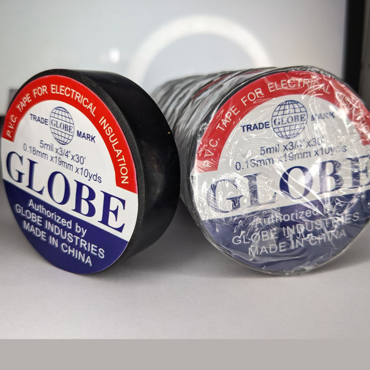 Electrical Insulation Tape Globe Black 3 PCS | Daraz.lk