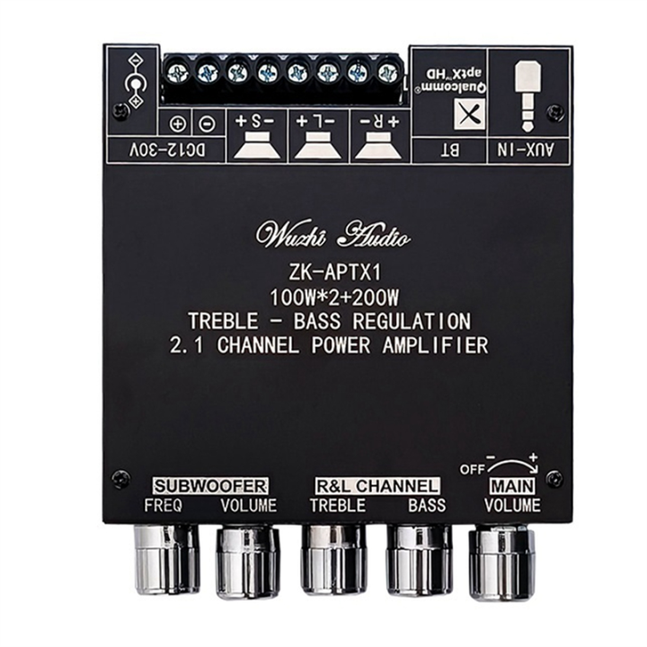 -APTX1 Bluetooth Digital Amplifier 2.1 Channel BT Amplifier Board 100W ...