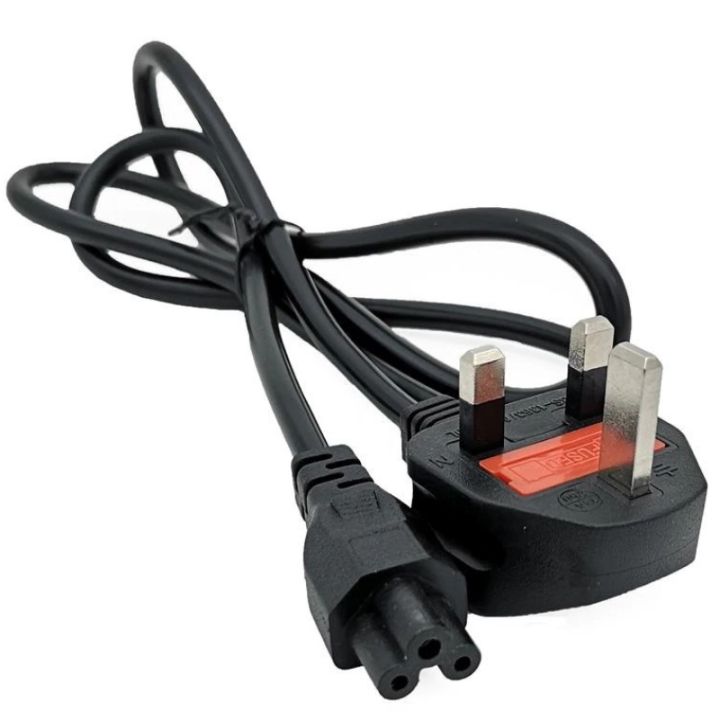 Laptop Power Cable UK 3 Pin 150CM Cable | Daraz.lk