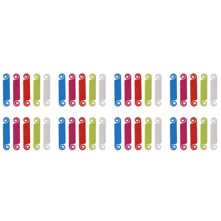 40Pcs Cable Labels Tags for Marking Wires Multicolored Cable Management ...