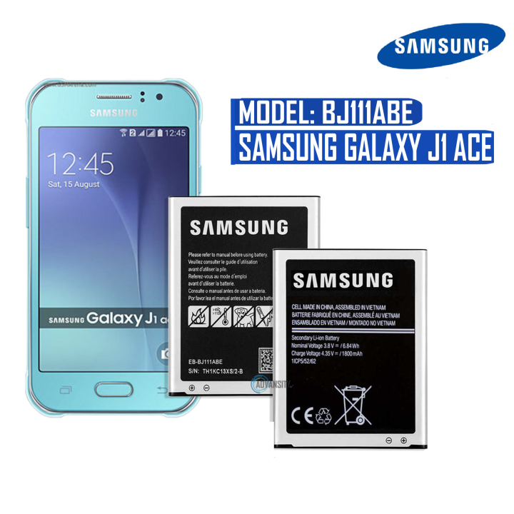 Samsung Galaxy J1 ACE Battery SM- J110 J110F J110H J110F J110FM EB-BJ110ABE 3.85V (1900MAH ...
