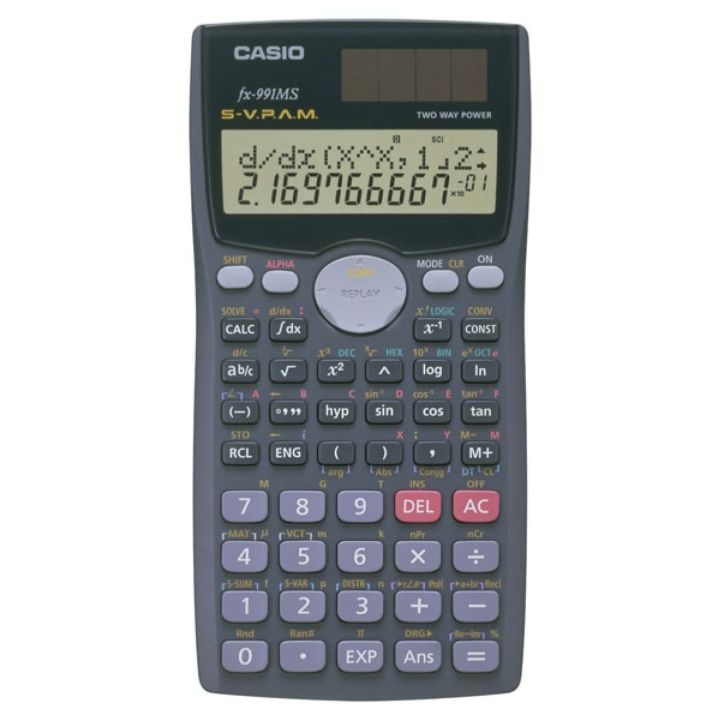 Scientific 2 Line Display Calculator 991MS Student Function Matrix with ...
