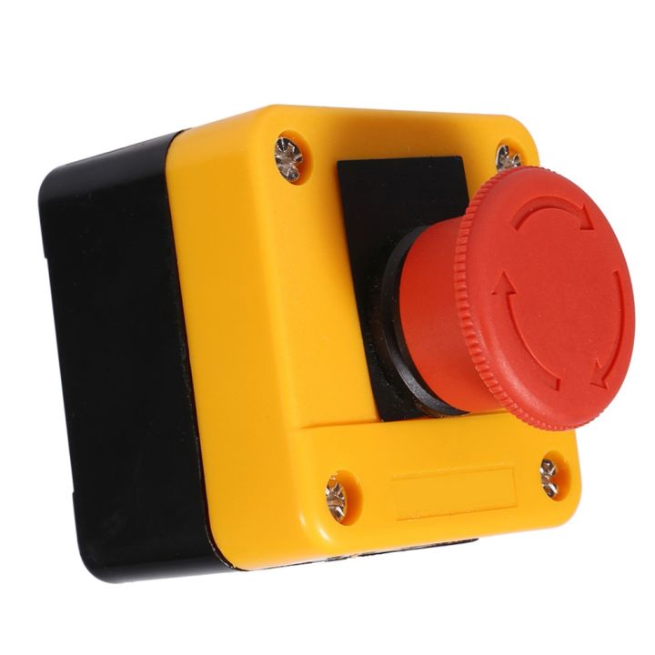 Weatherproof Red Emergency Stop Switch With Box 660V Emergency Stop ...
