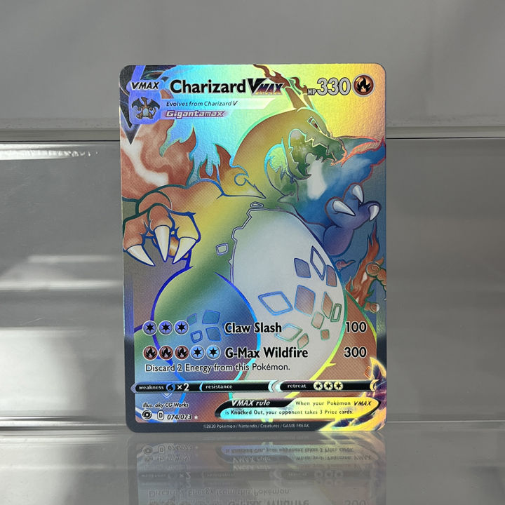 Pokémon Flash Shinney Tranding Cards Shield Charizard Zapdos Aerodactyl ...