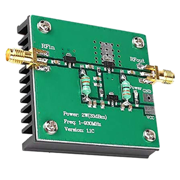 1-930MHz 2W RF Amplifier RF Broadband Power Amplifier Module for Radio ...