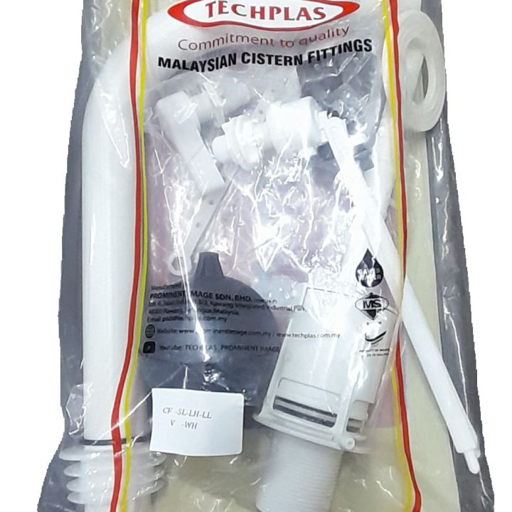 Techplas Side Handle Flush Cistern Fittings Malaysia Full Set Flush ...