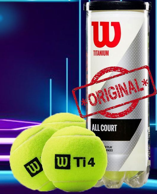 Wilson 4 ORIGINAL Titanium WTI 4 Tennis Balls Tin / Can Made in ...