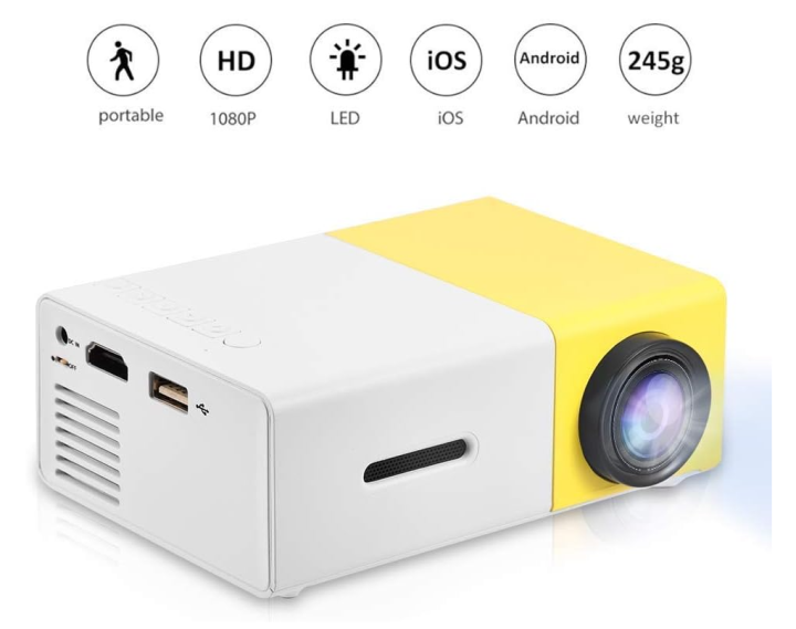 YG 300 LED Mini Projector Home Cinema | Daraz.lk