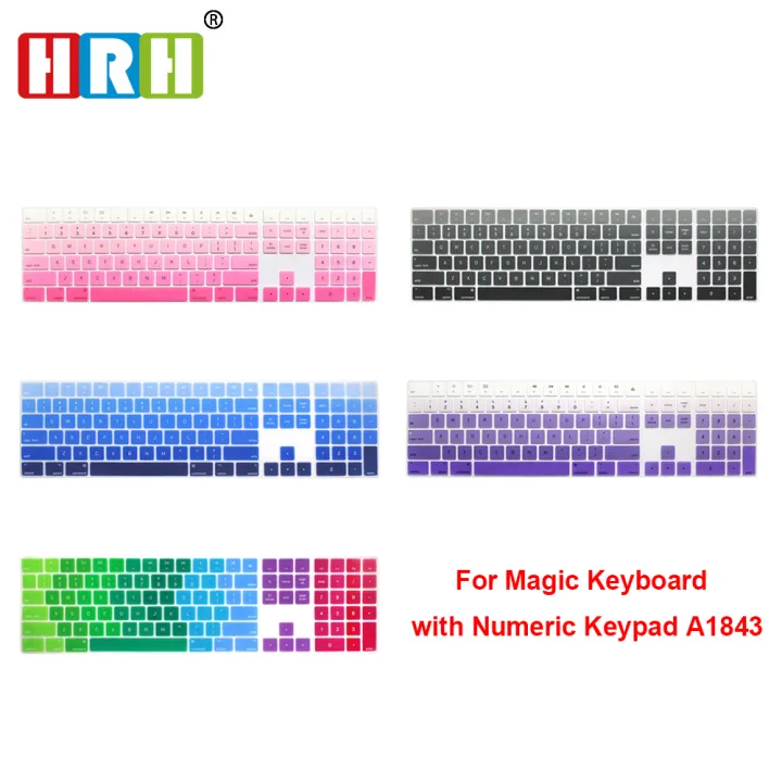 Hrh Silicone Keyboard Cover Keypad Skin Protector Layout For Keyboard ...