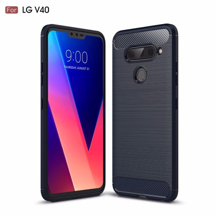 Shockproof Silicone Case for LG V40 ThinQ Full Protective Back Cover lg ...