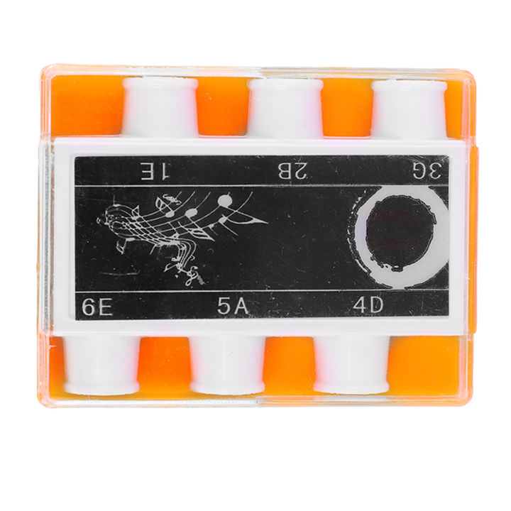 Guitar String Pitch Pipe Black Sticker ABS Housing 6 Tones Tuning Pitch ...
