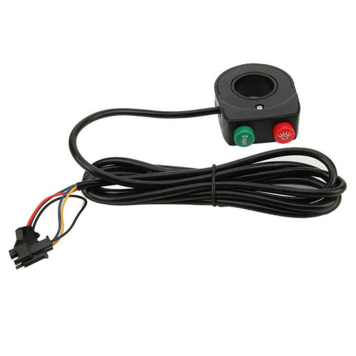 Bike Light Switch Universal Horn Headlight Handlebar on 22.5mm for ...