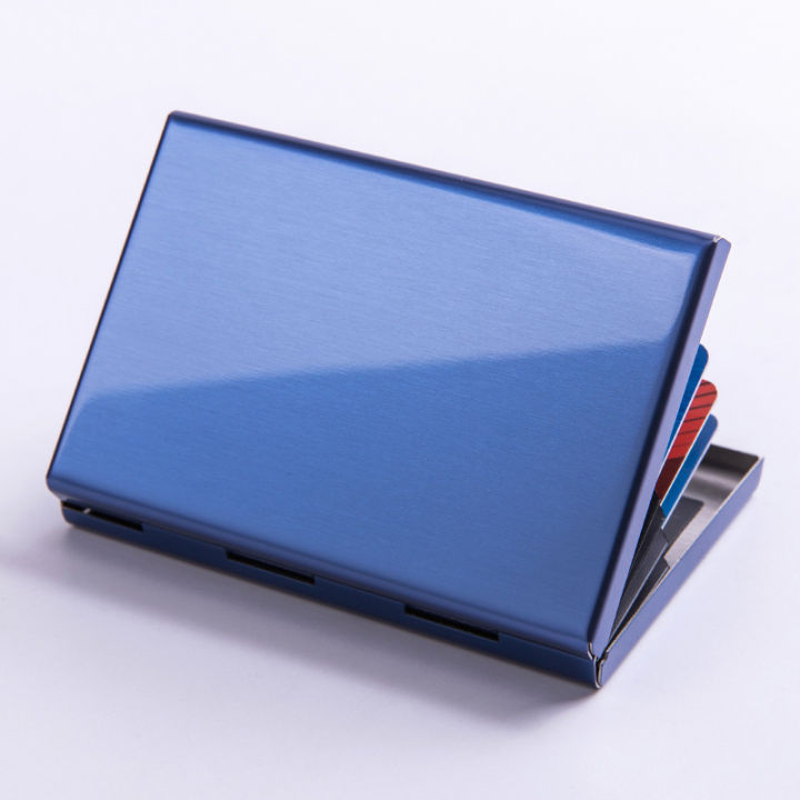 Aluminum Alloy Credit Card Box Card Holder Business Card Case Anti ...