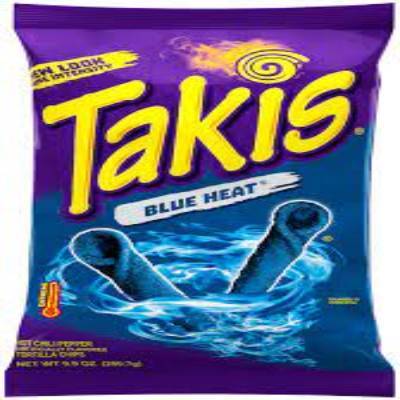 Takis Blue Heat Hot Chilli Pepper Tortilla Chips 113.4g | Daraz.lk