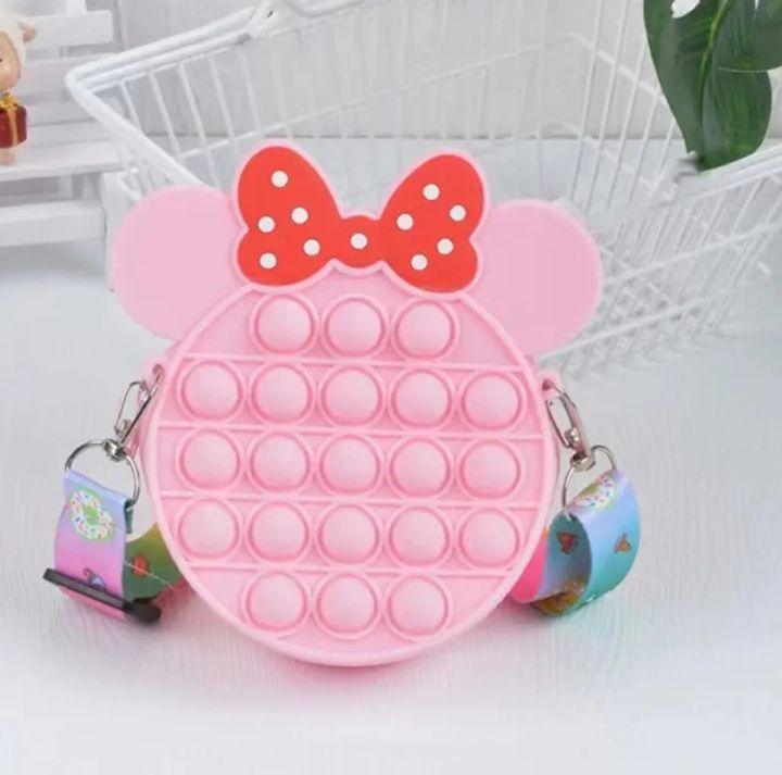Popit bag Single Shoulder Bag Messenger Bag, Bubble Press Cartoon ...