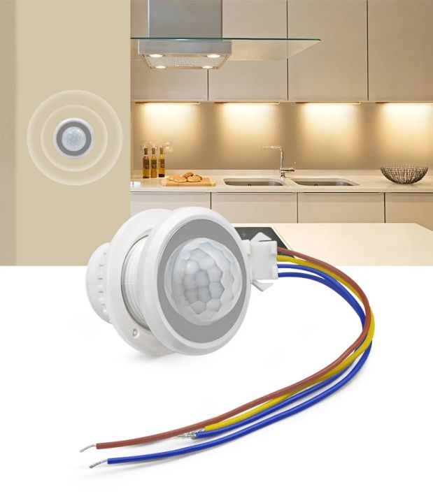 PIR Infrared Motion Sensor Switch 110/220V Auto on Off Light Switch PIR ...