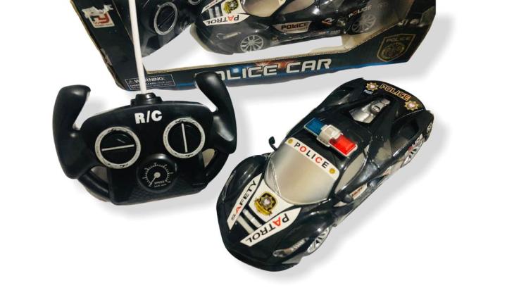 Rechargeable Remote Control Police Car With Lights Super Fast Toy Car ...