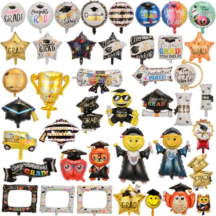 Globos Balloon Trophy Bear Giant Graduation Balloons Cartoon Aluminum ...