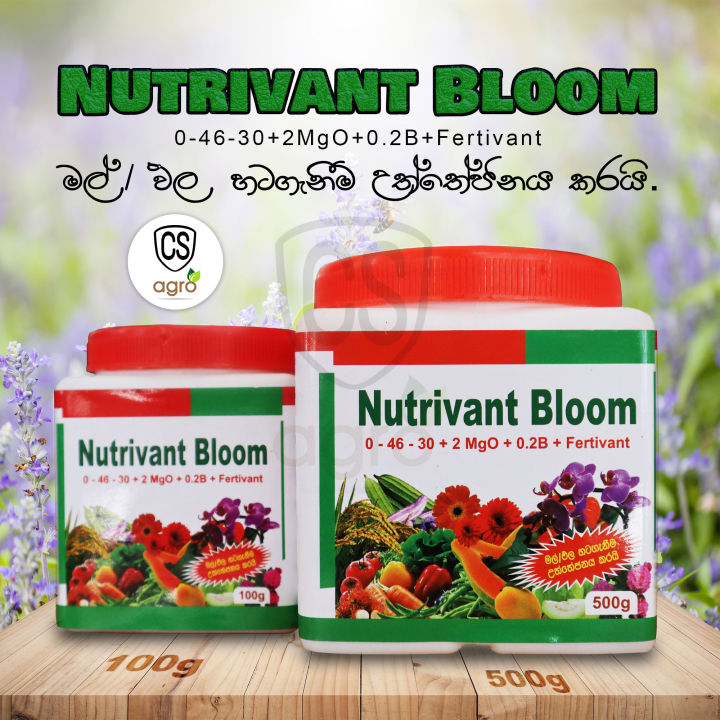 Nutrivant Bloom 0-46-30+MgO+0.2B+Fertivant Fertilizer Home Gardening ...