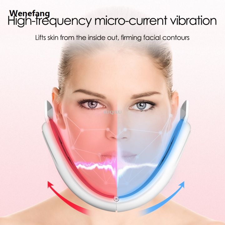 Wenefang IUQXU EMS Facial Lifting Massager Double Chin V Shape Lift ...