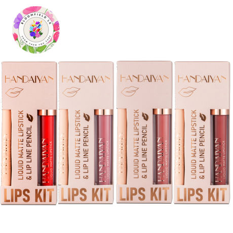 HANDAIYAN LIP KIT WATERPROOF MATTE LIQUID LIPSTICK AND LIPLINER