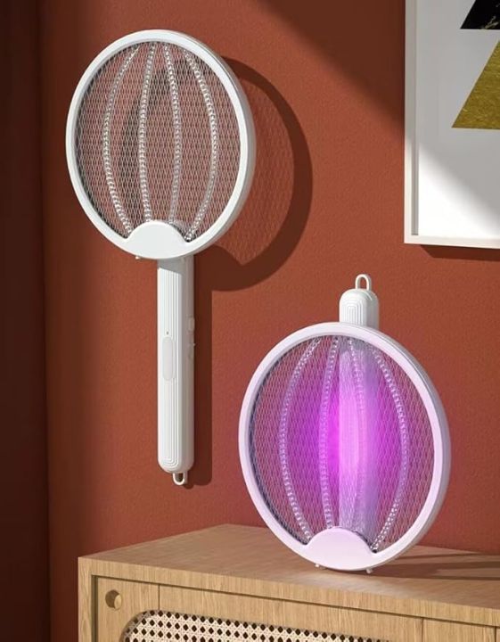 4-in-1Electric Bug Zapper,Foldable & Hangable,® Fly Swatter ...