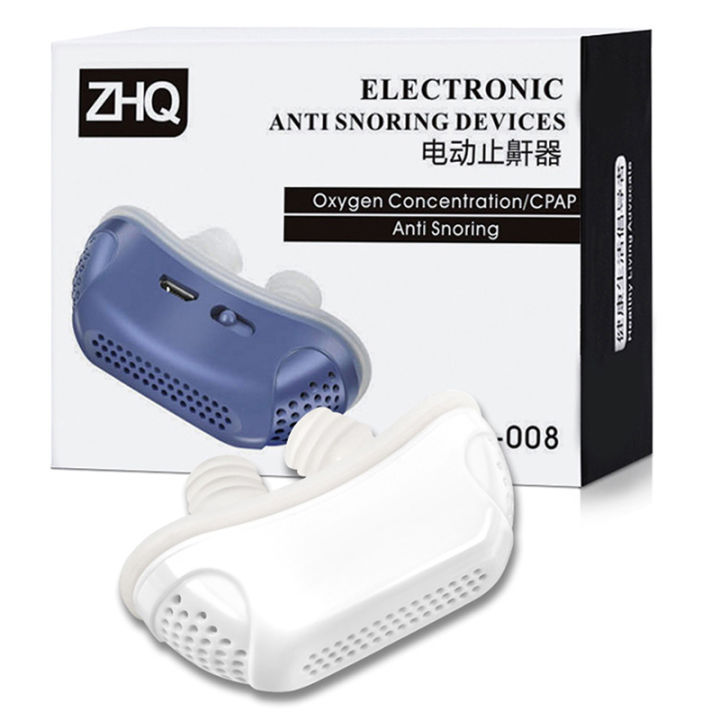 Electric Anti Snore Device Nose Clip Anti-Snoring Stopper Aid Care ...
